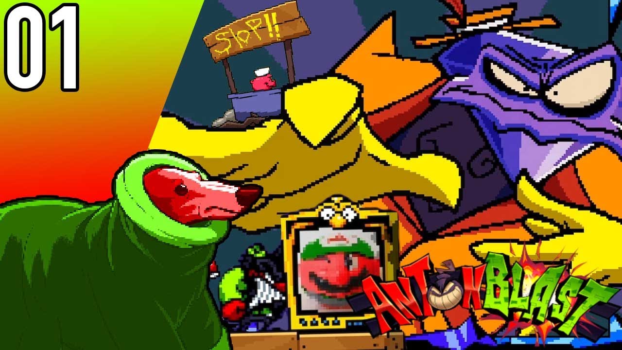 MarioInATopHat: ANTONBLAST (Why Red Man is Angry ? ) [Part 1] - YouTube