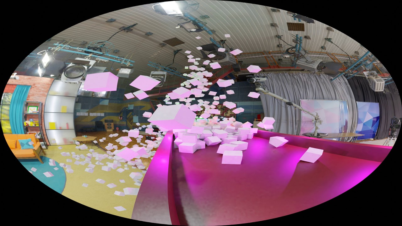 Cube explosion - YouTube