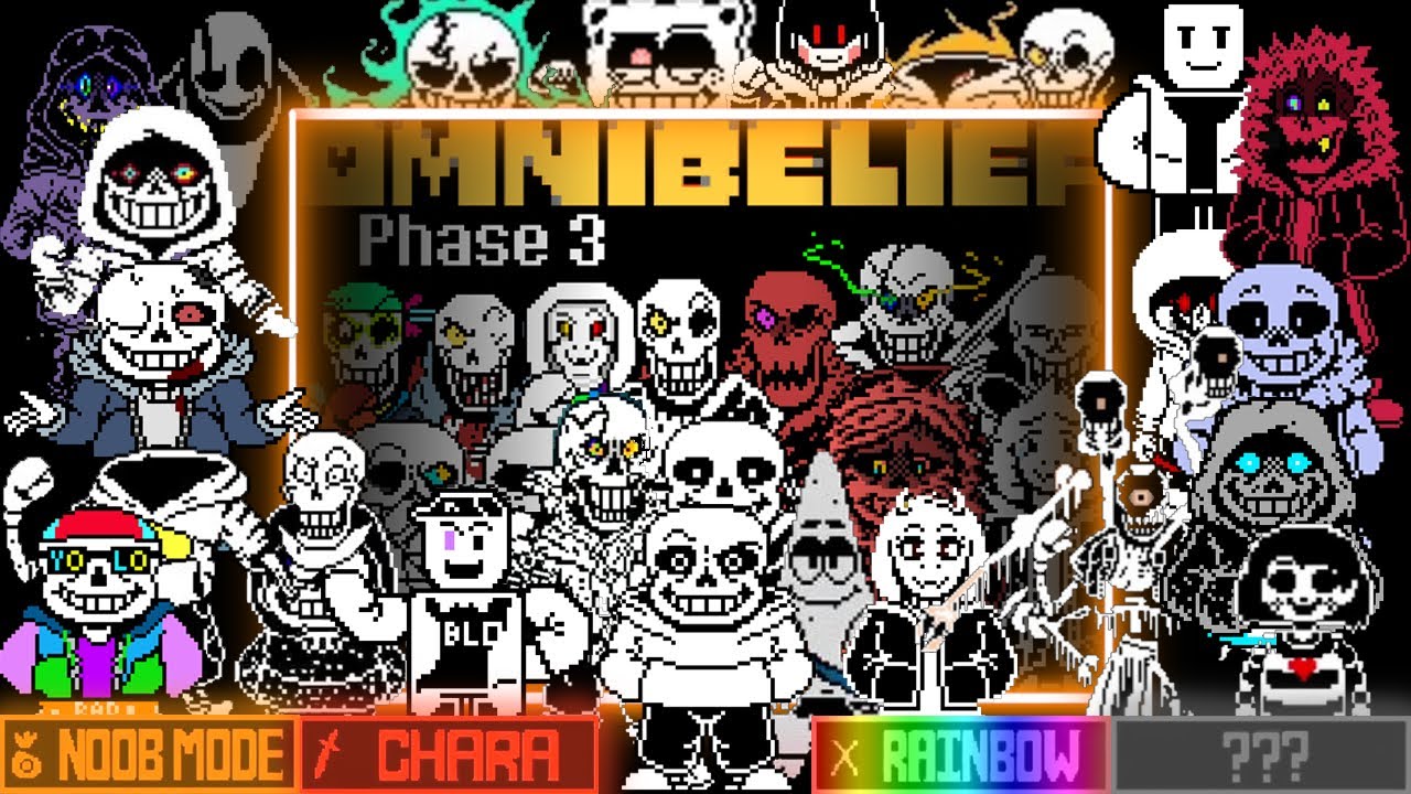 Omnibelief Phase 3 | All Modes | Undertale FanGames | Laserise - YouTube