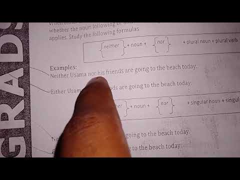 Rule No4 usage of Either and nither - YouTube