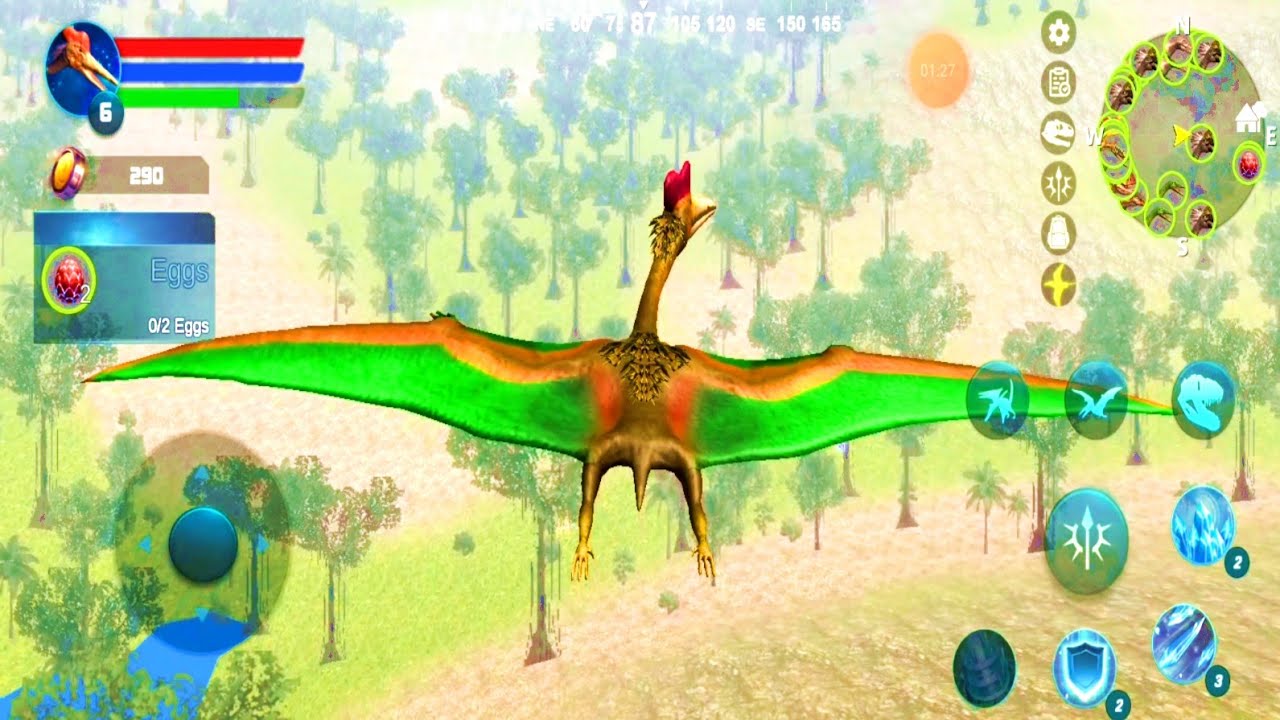 Quetzalcoatlus Simulator - Android Gameplay #8 - Dinosaur Simulator ...