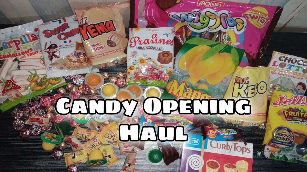 Candy Opening Video Candy Haul Some Lots of Candies, Marshmallows ...