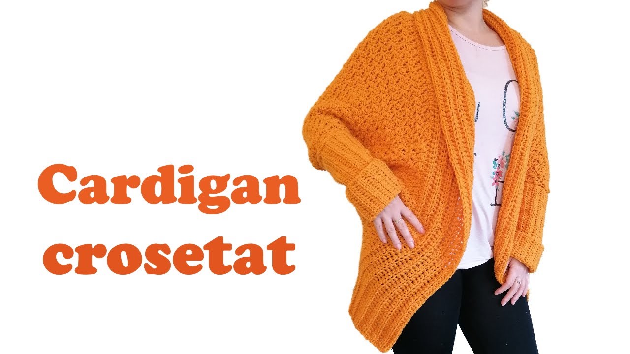 Cardigan crosetat - YouTube