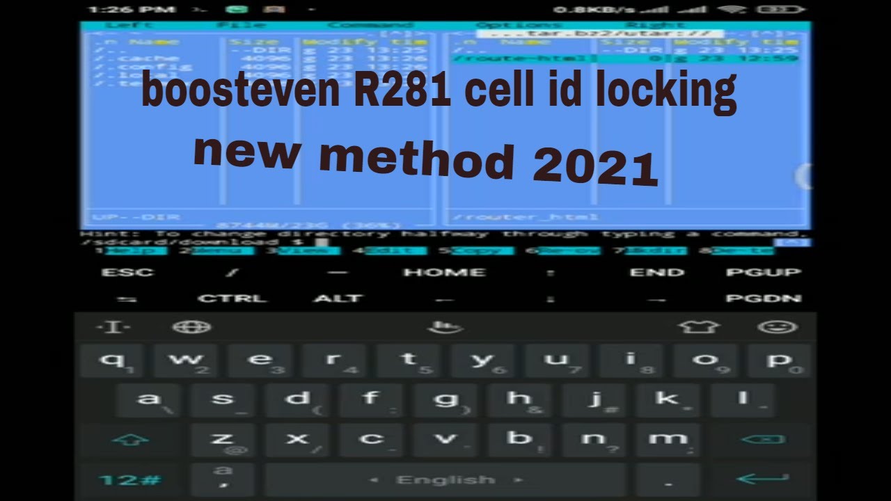 Boosteven R281 Band locking new method - YouTube