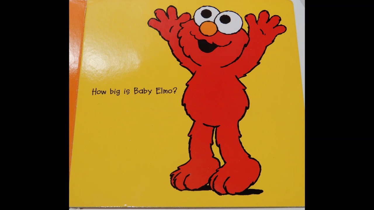 So Big!Elmo Sesame Street Book Read Aloud, Book for Toddlers, Book for ...