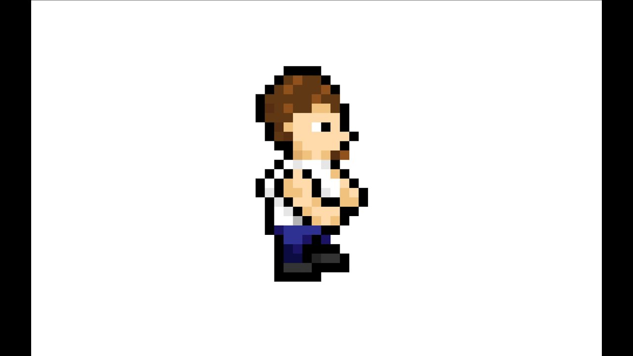 Pixel Player Test Animation - YouTube