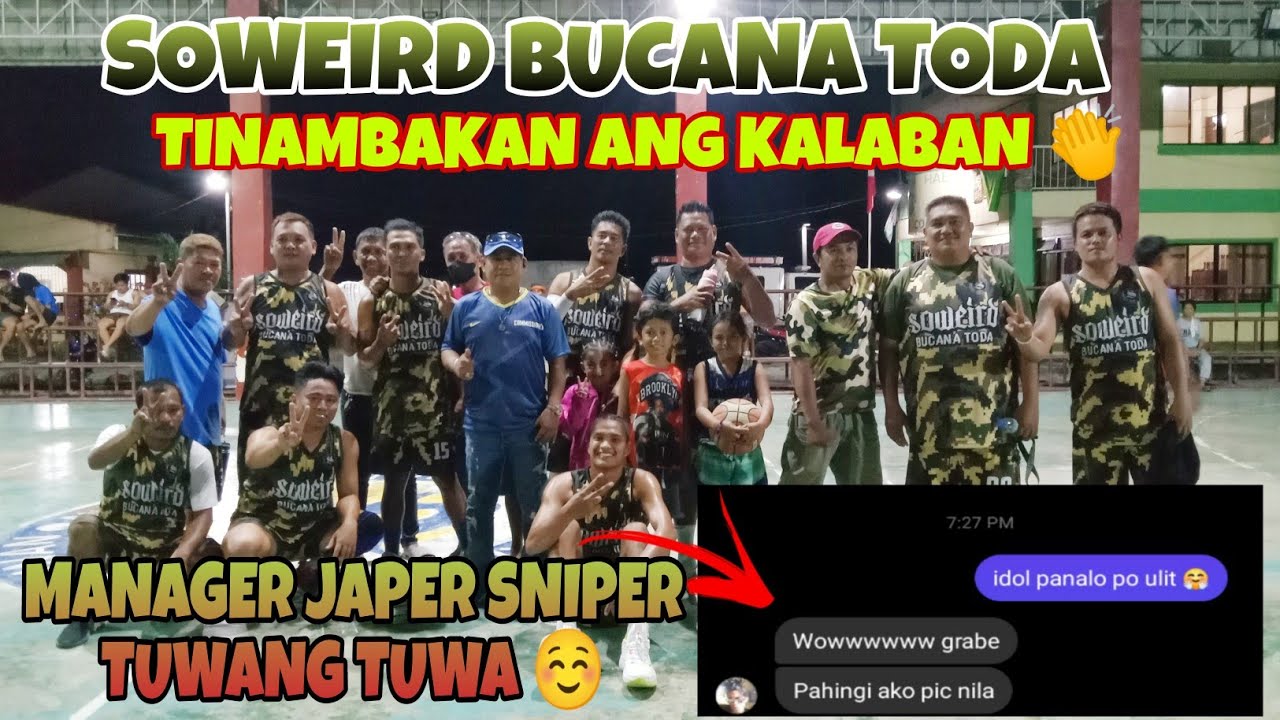 MANAGER @JaperSniperOfficial TUWANG TUWA | 2-0 NA ANG SOWEIRD BUCANA ...