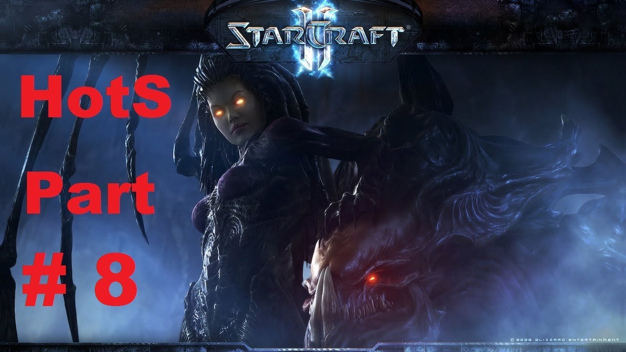 Starcraft 2: Heart of the Swarm Mission 8 - Fire in the Sky - YouTube