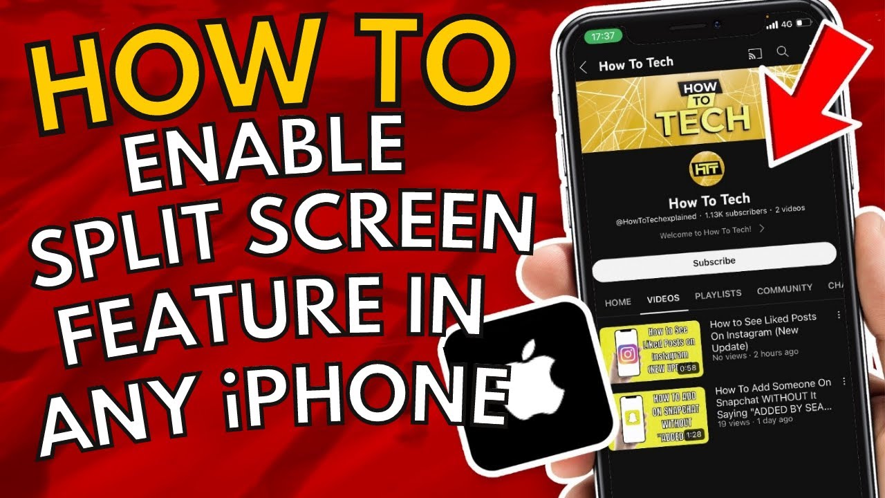 How to Enable Split Screen Feature In Any iPhone - YouTube