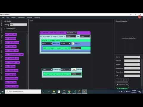how to make a block regen plugin that is in hypixle skyblock mines (visual bukkit) - YouTube