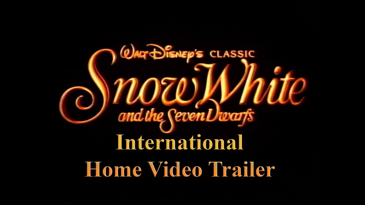 Snow White And The Seven Dwarfs (1937) International Home Video Trailer ...