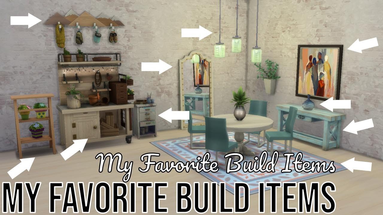 10 of my FAVORITE Build Items in The Sims 4 // The Sims 4: Hidden Gems ...