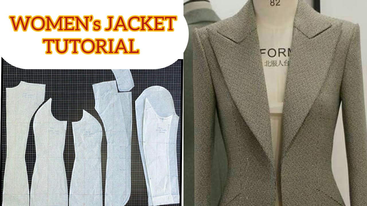 How to Cut a Women’s Jacket | Easy Step-by-Step Tutorial - YouTube