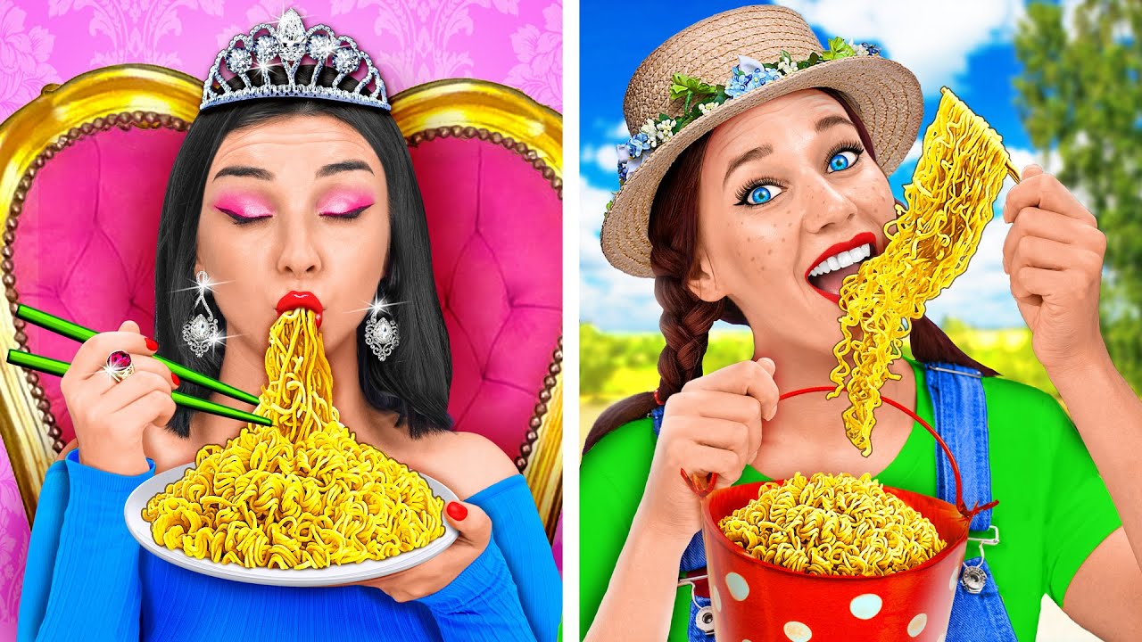 Fille Riche De La Ville vs Fille Pauvre De La Campagne Défi par Multi ...