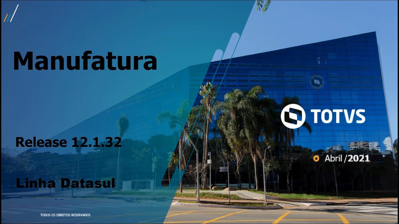 Release | Inovações em Manufatura | 12.1.32 #TOTVS_Manufatura_Linha ...