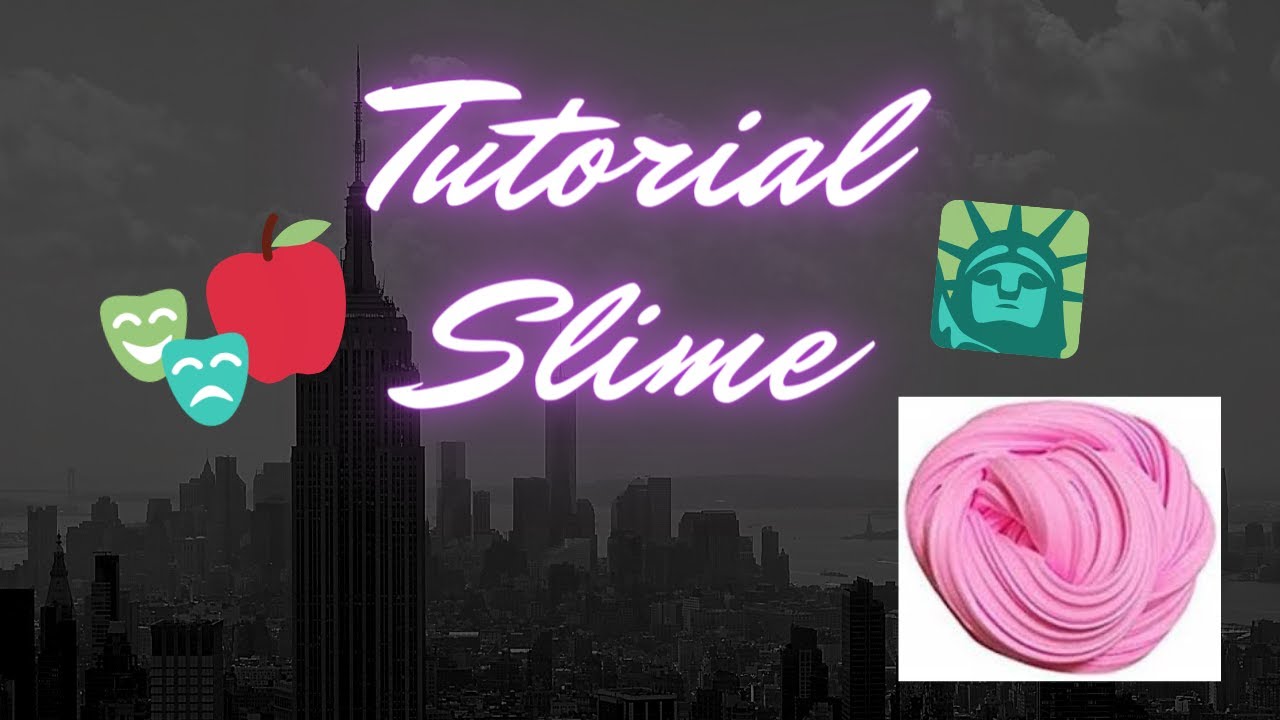 tutorial slime(rose pink slime) - YouTube