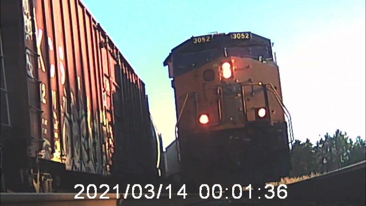 CSX Intermodal Runs Over Cheap Camera - YouTube
