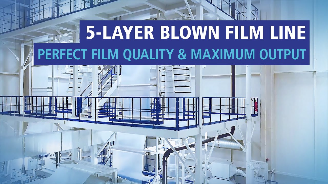 Blown Film Production on a 5-layer line | Hosokawa Alpine - YouTube