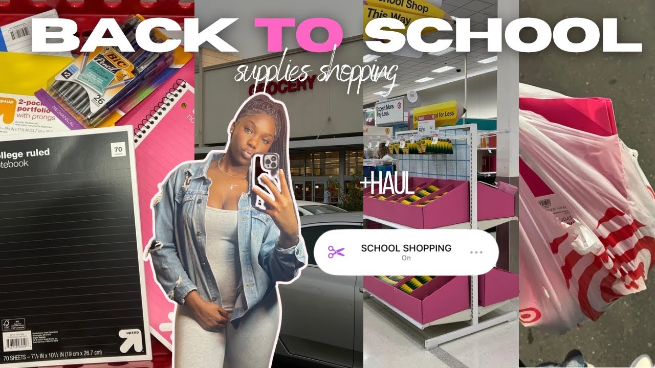 BACK TO SCHOOL SUPPLIES SHOPPING +HAUL 2024 - YouTube