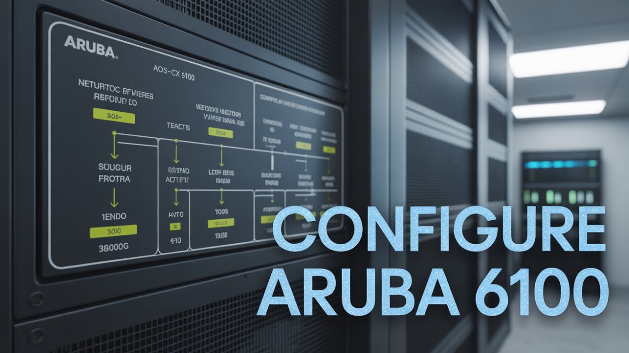 Aruba AOS-CX 6100 Switch: Unboxing and Initial Configuration. - YouTube