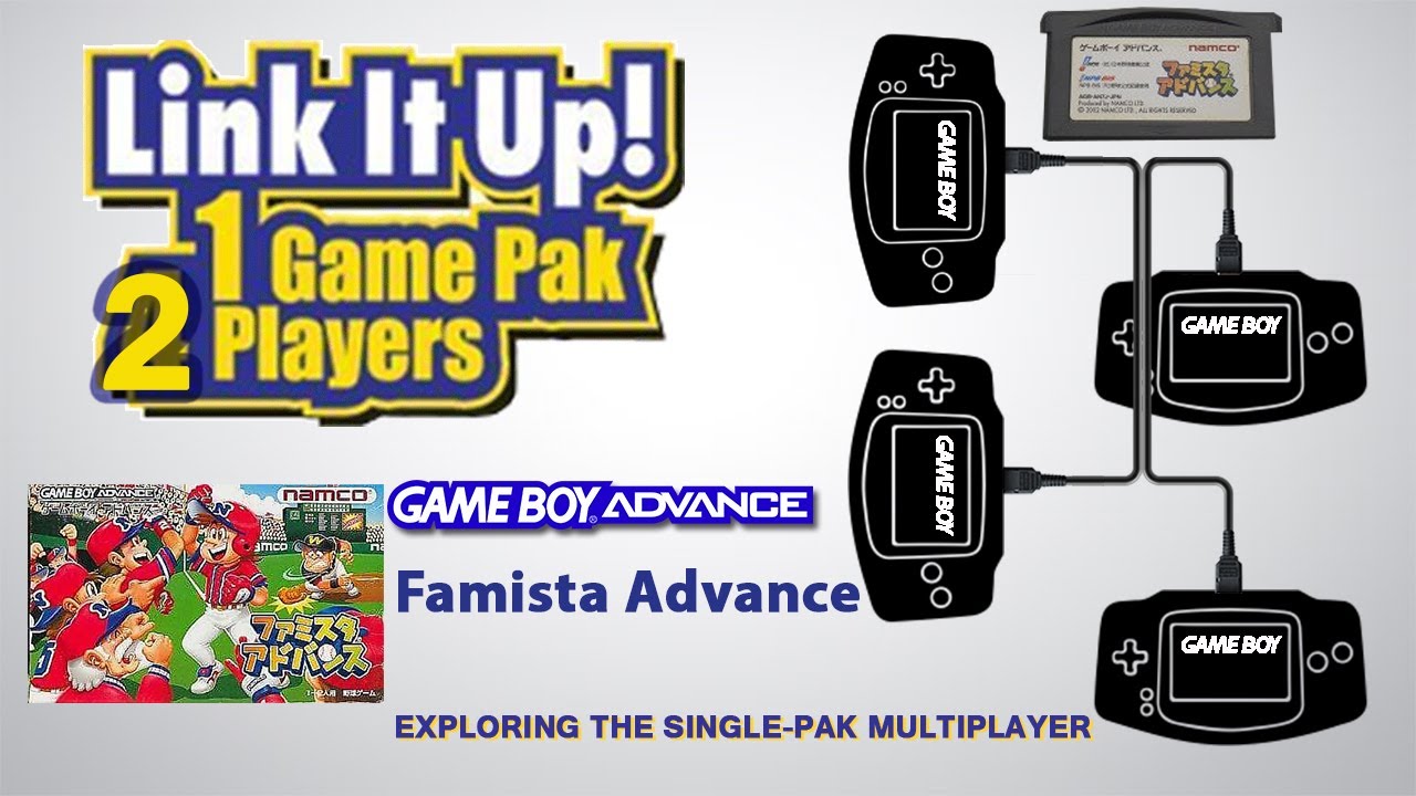 GBA Single-Pak Link - Famista Advance (RBI Baseball meets Top Golf ...