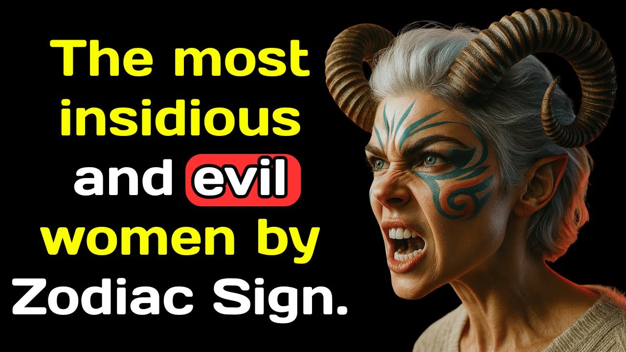 The most insidious and evil women by Zodiac Sign. - YouTube