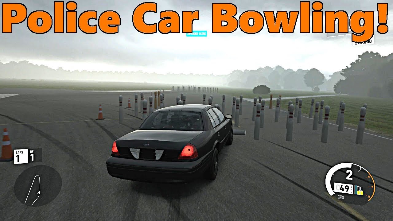 Forza Motorsport 7 | POLICE CAR BOWLING!! - YouTube