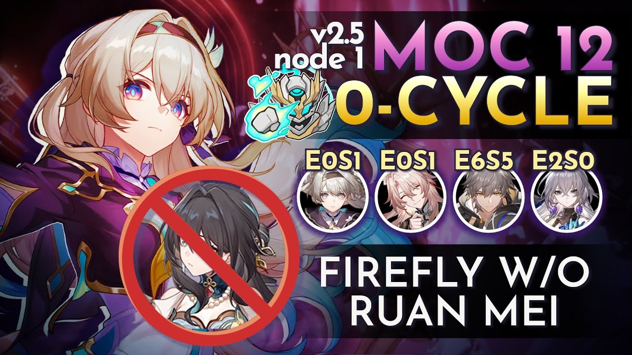 E0S1 Firefly 0 Cycle WITHOUT RUAN MEI | 2.5 Memory of Chaos - YouTube
