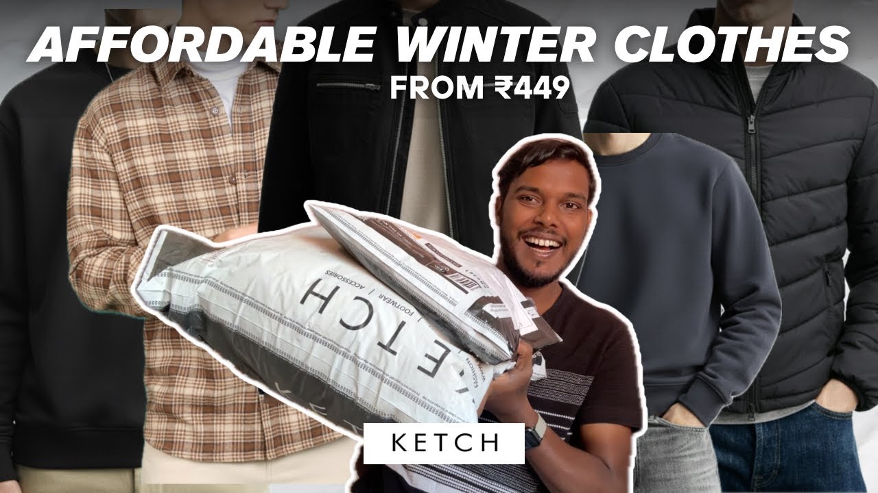 Affordable Winter Clothes for Men | KETCH Haul Starting @ ₹449 - YouTube
