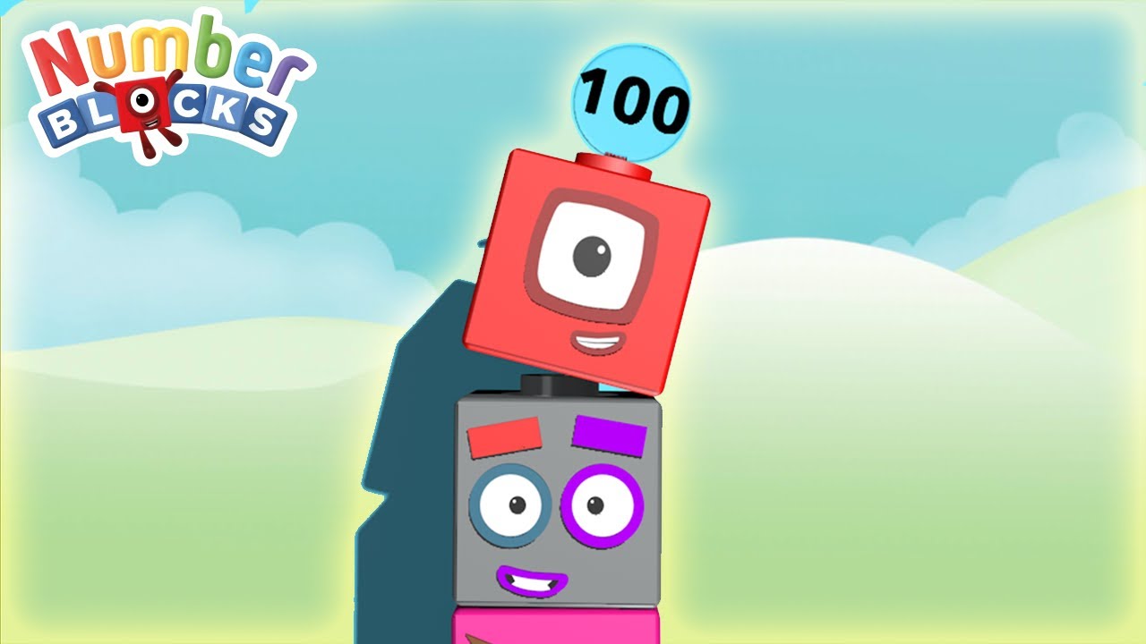 Numberblocks standing Tall 1 - 100 Numberpattern Numberblocks Learn to ...