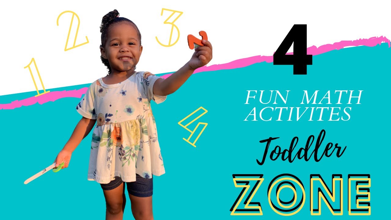 4 Fun Numbers/Math Related Activities to do with your Toddlers - YouTube