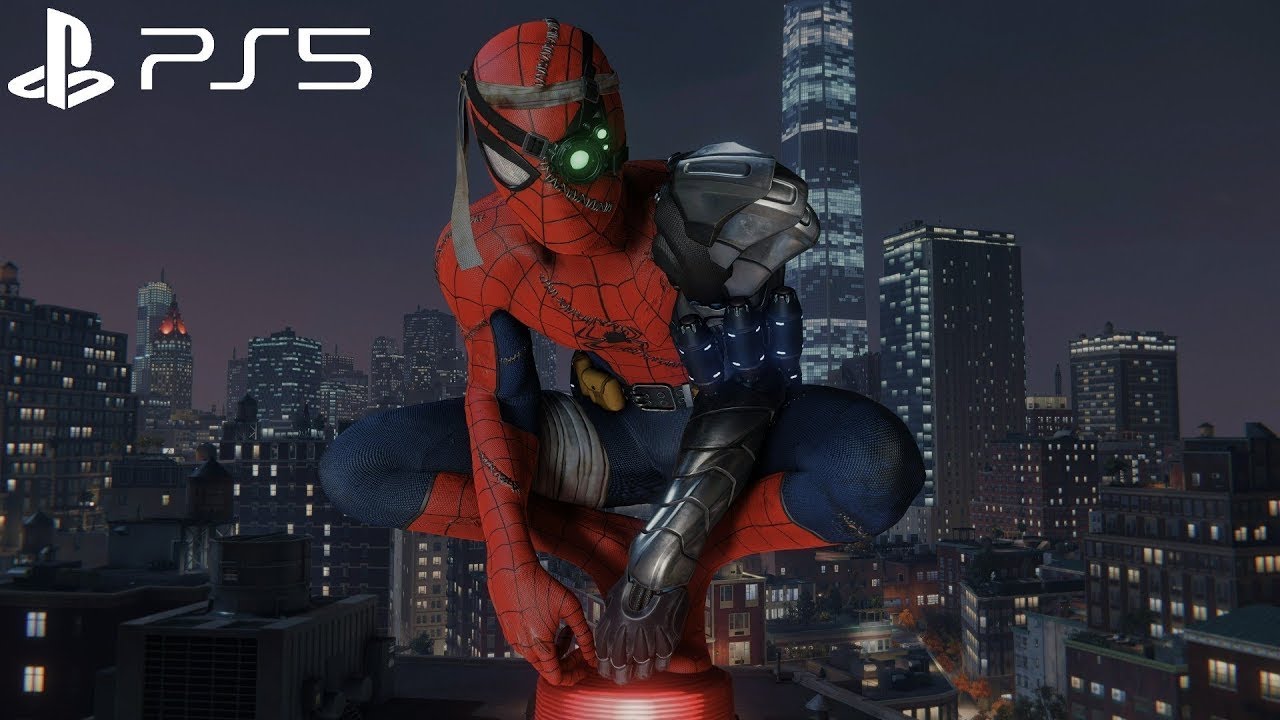 Marvel's Spider-Man Remastered - Cyborg Suit Free Roam | PS5 4K HDR ...