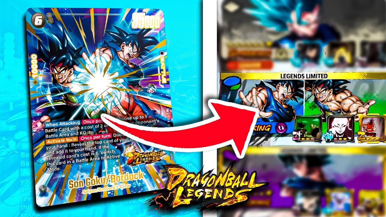 I USED THE COLLAB CARDS TO DECIDE MY TEAM IN DRAGON BALL LEGENDS - YouTube