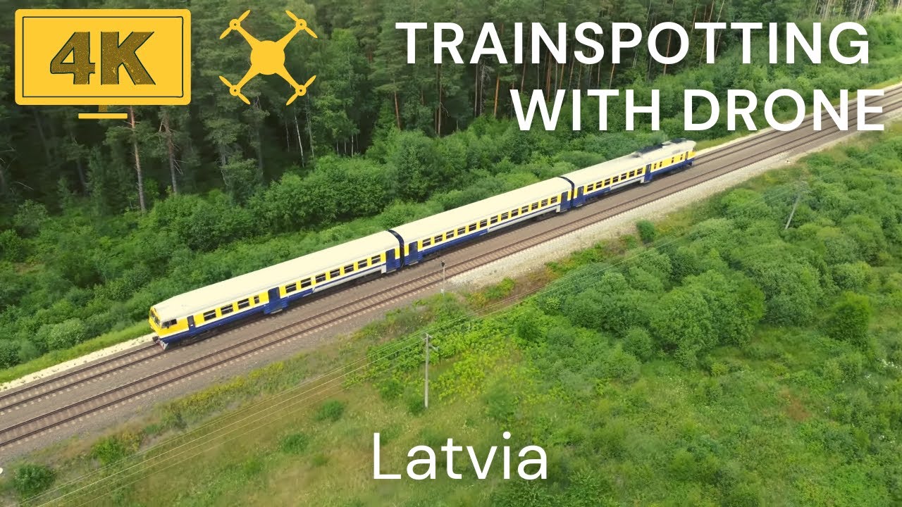 Trains in Latvia | Drone footage | 2021 - YouTube