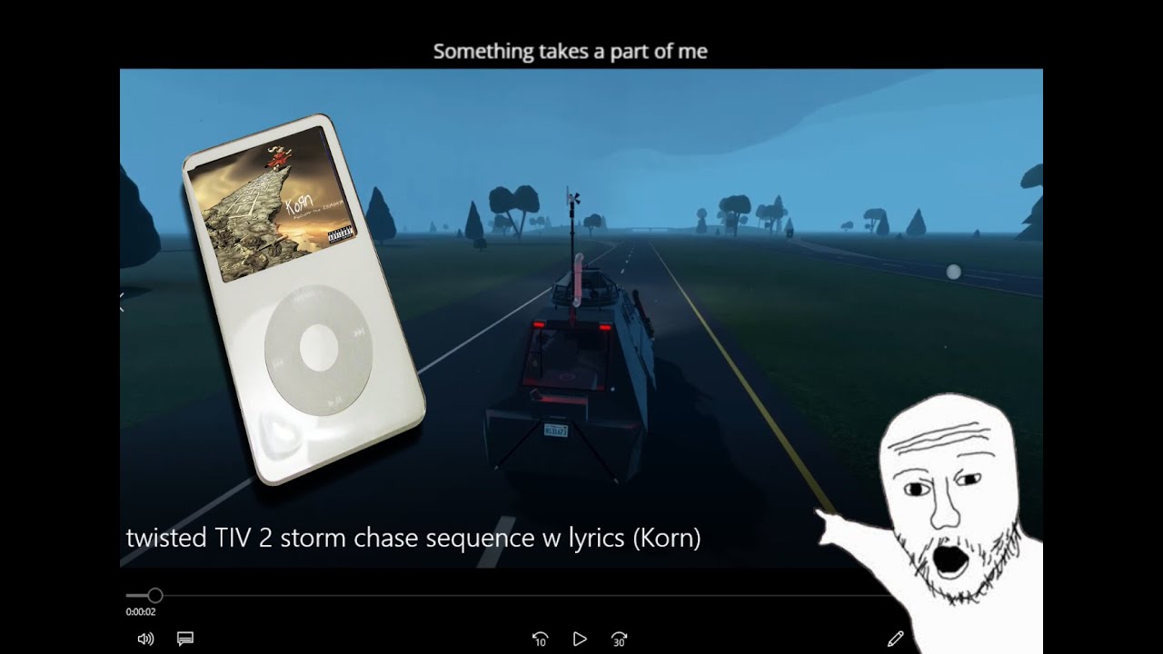 RBLX twisted TIV 2 storm chase sequence w/ lyrics (Korn) - YouTube