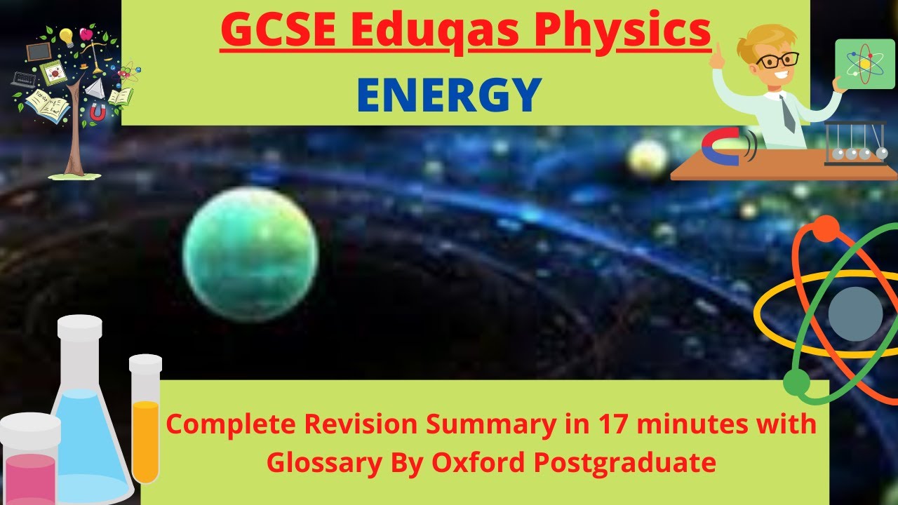 GCSE EDUQAS Physics Energy Complete Revision Summary in just 17 minutes ...