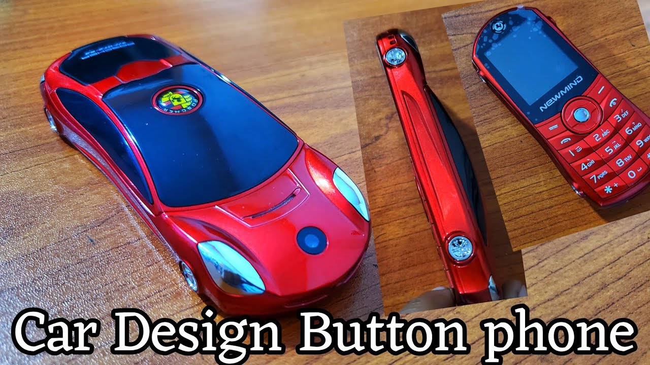 Car phone - New Design button phone = car design phone - YouTube