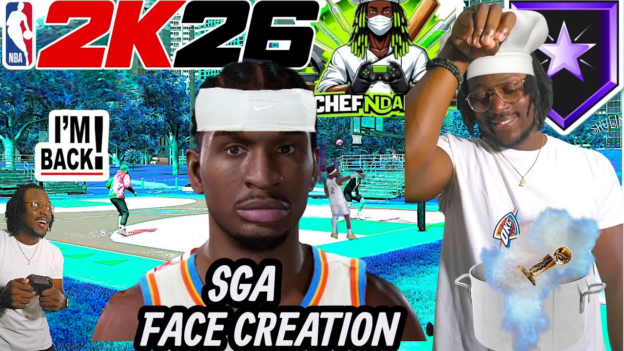 The Realest SGA NBA 2k26 Face Creation (Chef's Edition) 💪🏾🔥🔥 - YouTube