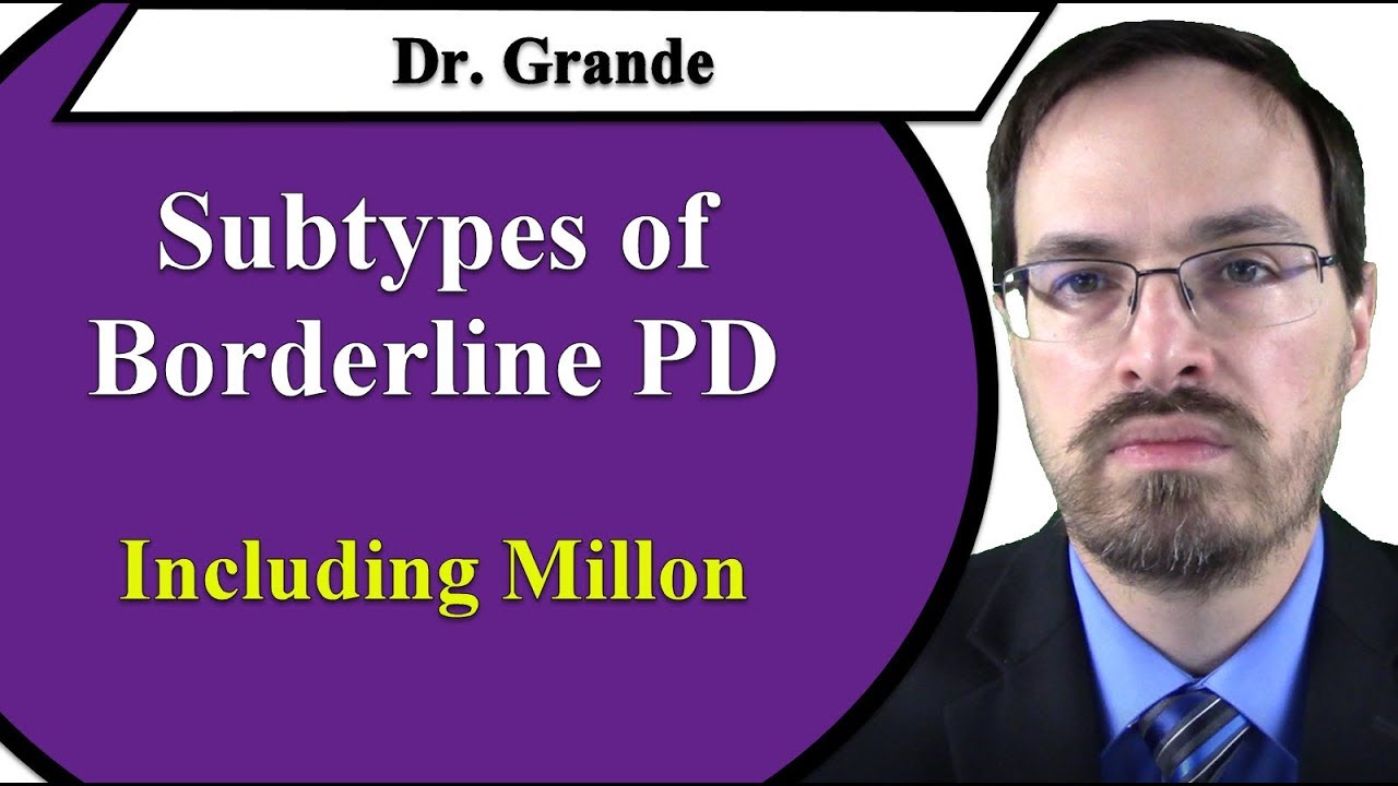 Subtypes of Borderline Personality Disorder (Millon & Others) - YouTube
