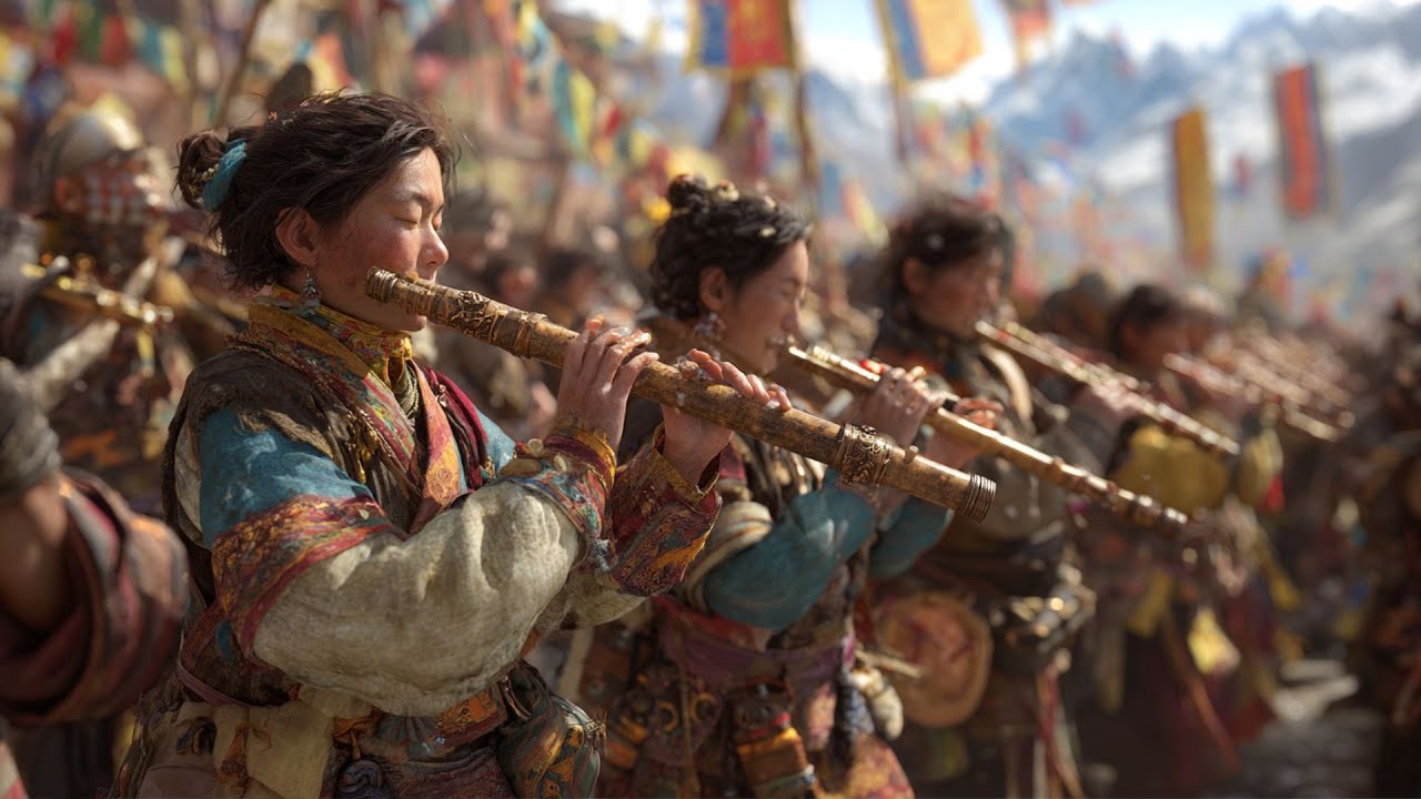 Embracing Tibet - Tibetan Flute Music Merging with Nature and Its ...