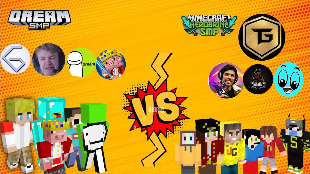 HEROBRINE SMP Vs DREAM SMP - YouTube
