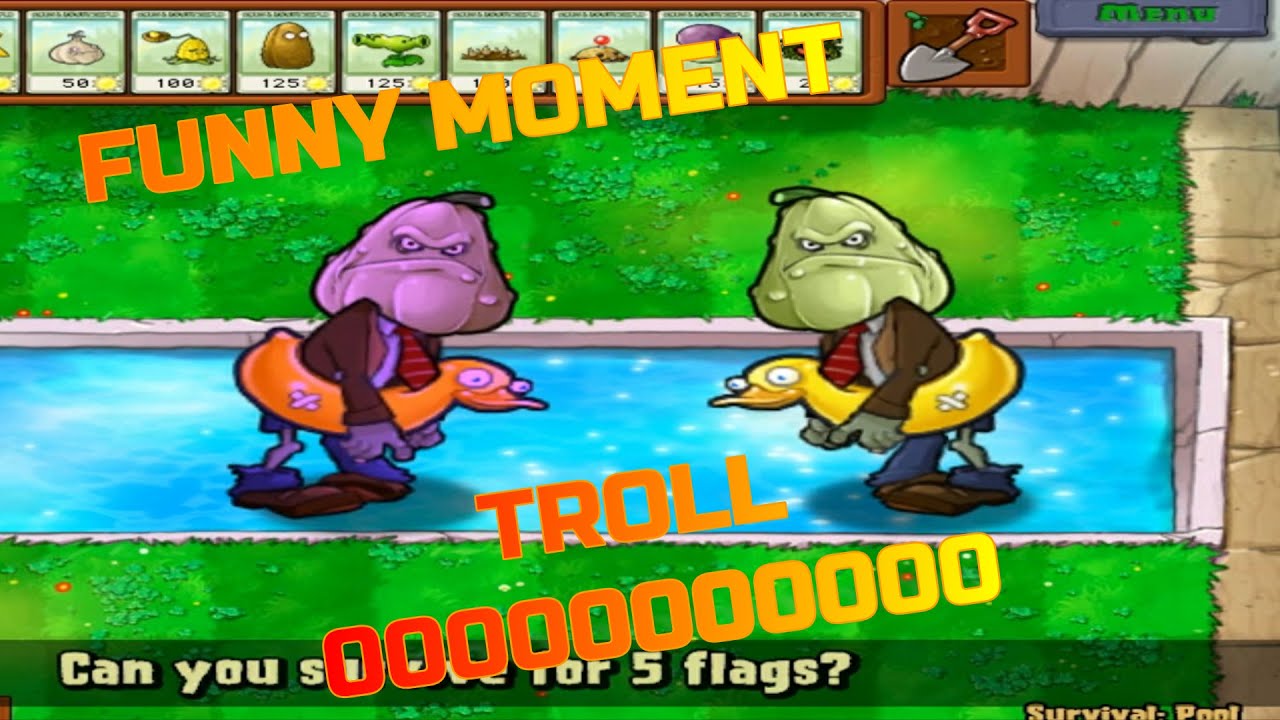Plants vs Zombies Pvz Funny Moment | Troll Moment | WTF Moment - YouTube