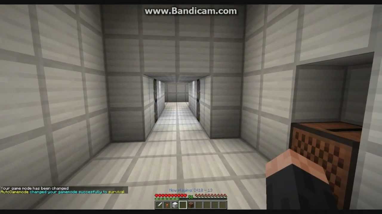 Minecraft - Jukebox powered 2x2 Secret Piston door - YouTube