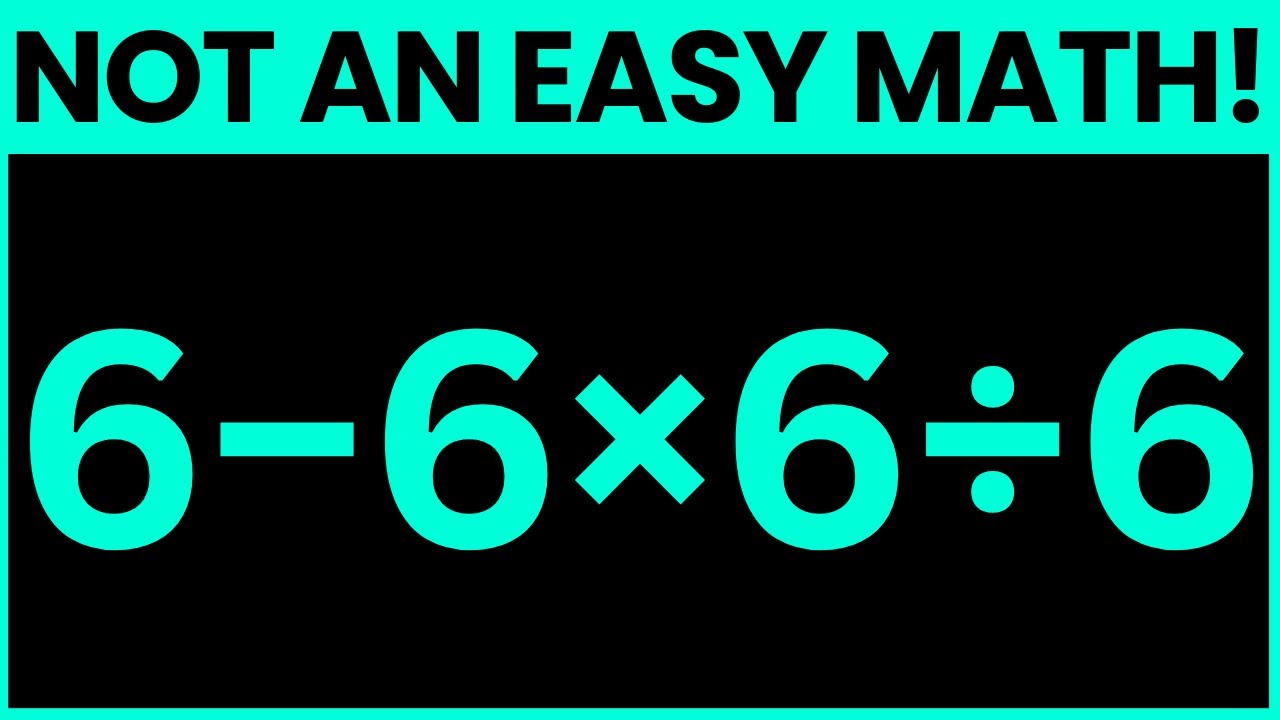 This Math Problem Tricks Everyone! - YouTube