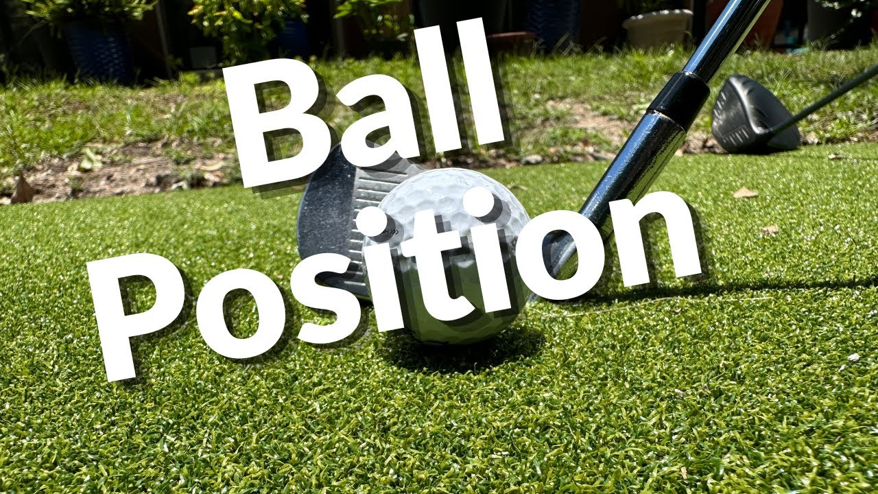 Getting the Ball Position RIGHT for Each Club #golflessons #golftips ...