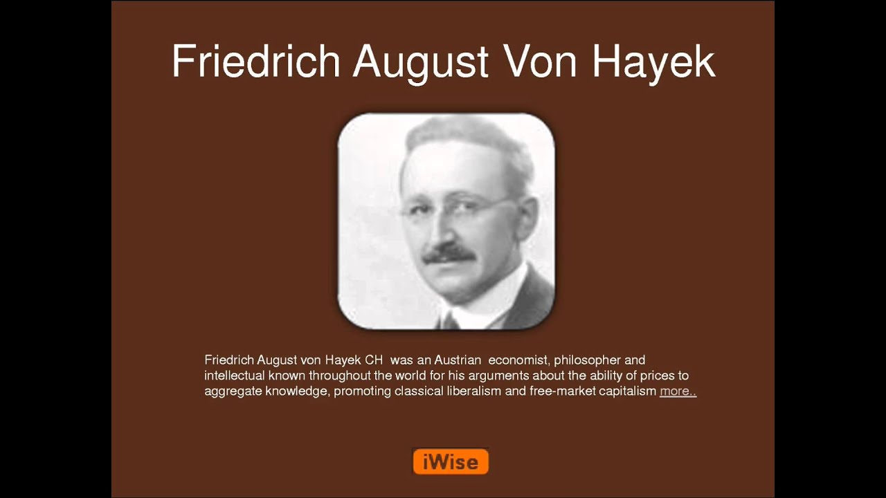 The Use of Knowledge in Society - Friedrich A. Hayek.avi - YouTube
