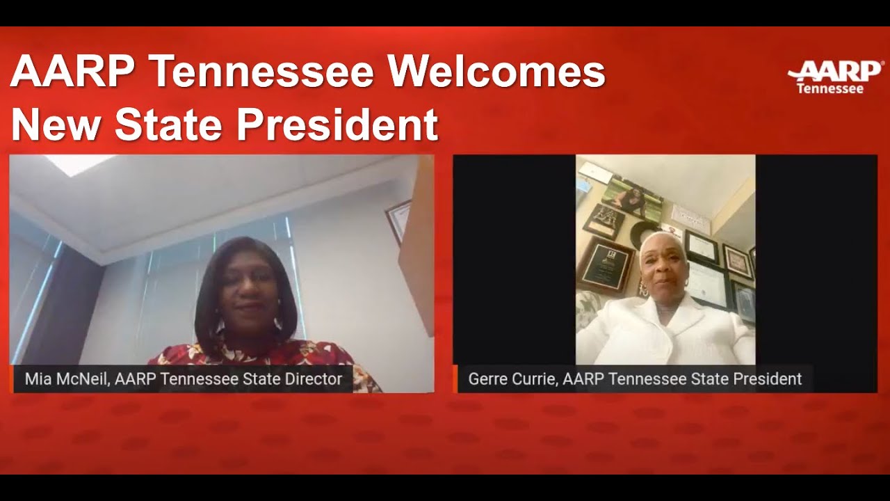 AARP Tennessee Welcomes New State President - YouTube