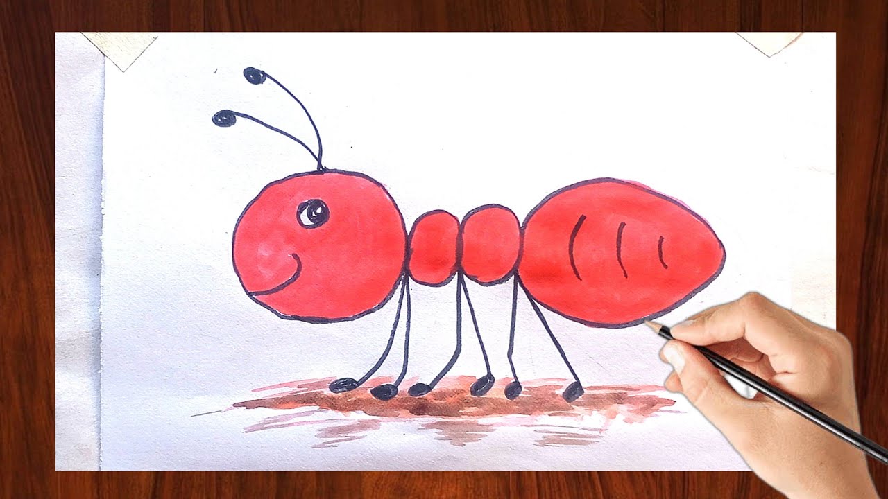 How to Draw Ants (Drawing Tutorial for Kids) @crazydrawingkids - YouTube