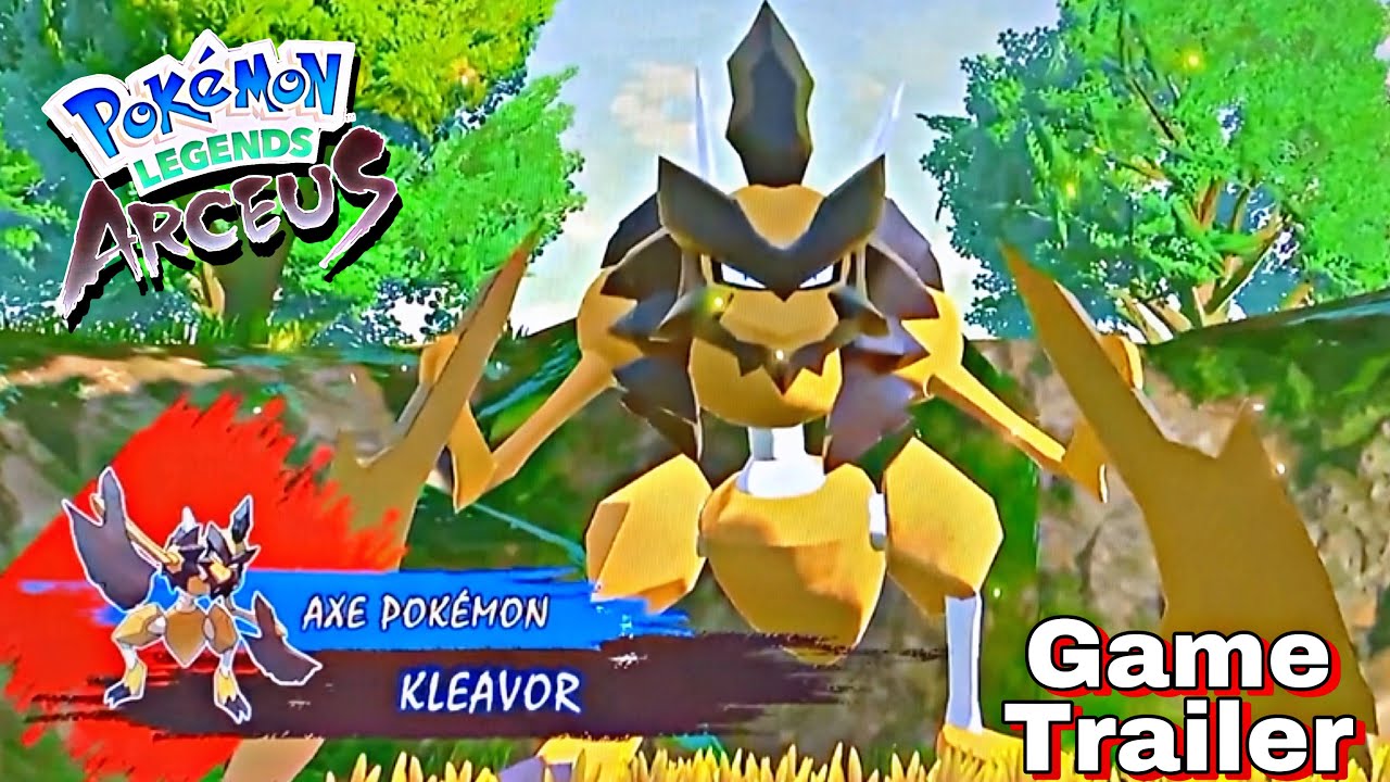 Pokemon legends Arceus Intro Trailer Update | New Gameplay Trailer ...