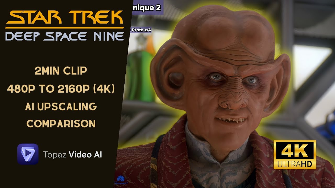 [4K Upscale] 2min Clip Comparison | Root Beer | Star Trek: DS9 S04E02 ...